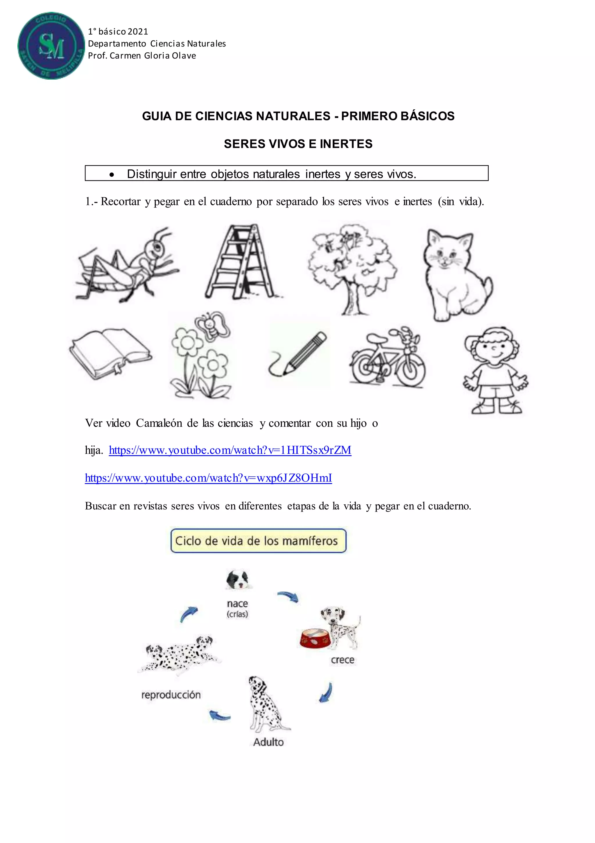 Guia de los seres vivos | DOC