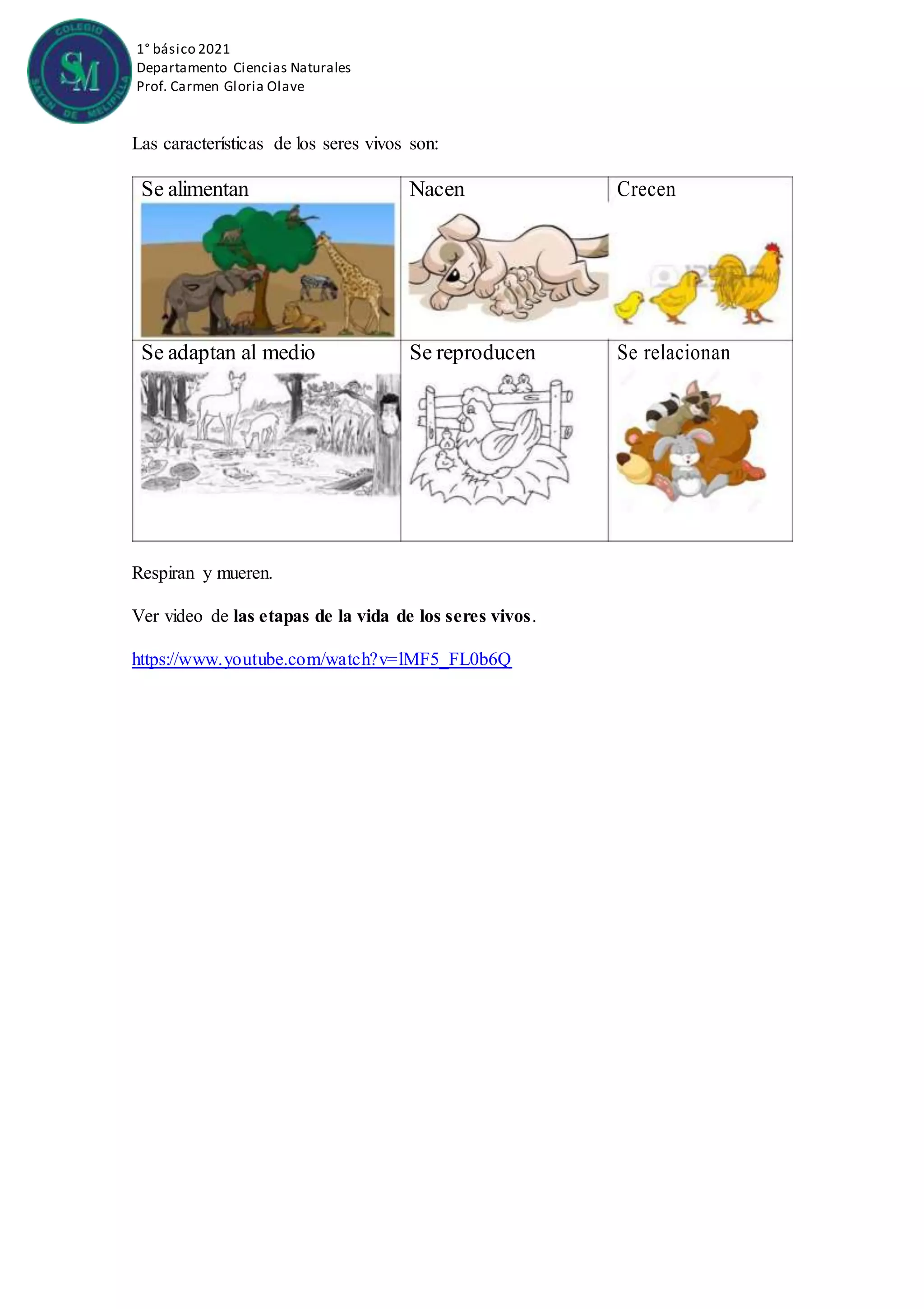 Guia de los seres vivos | DOC