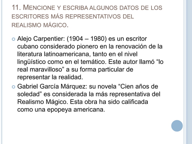 Guia del realismo magico | PPTX