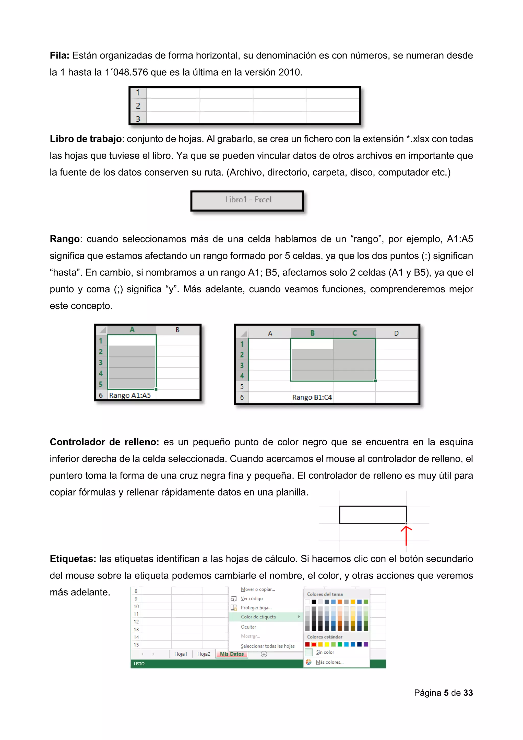 Guia Excel Basico | PDF