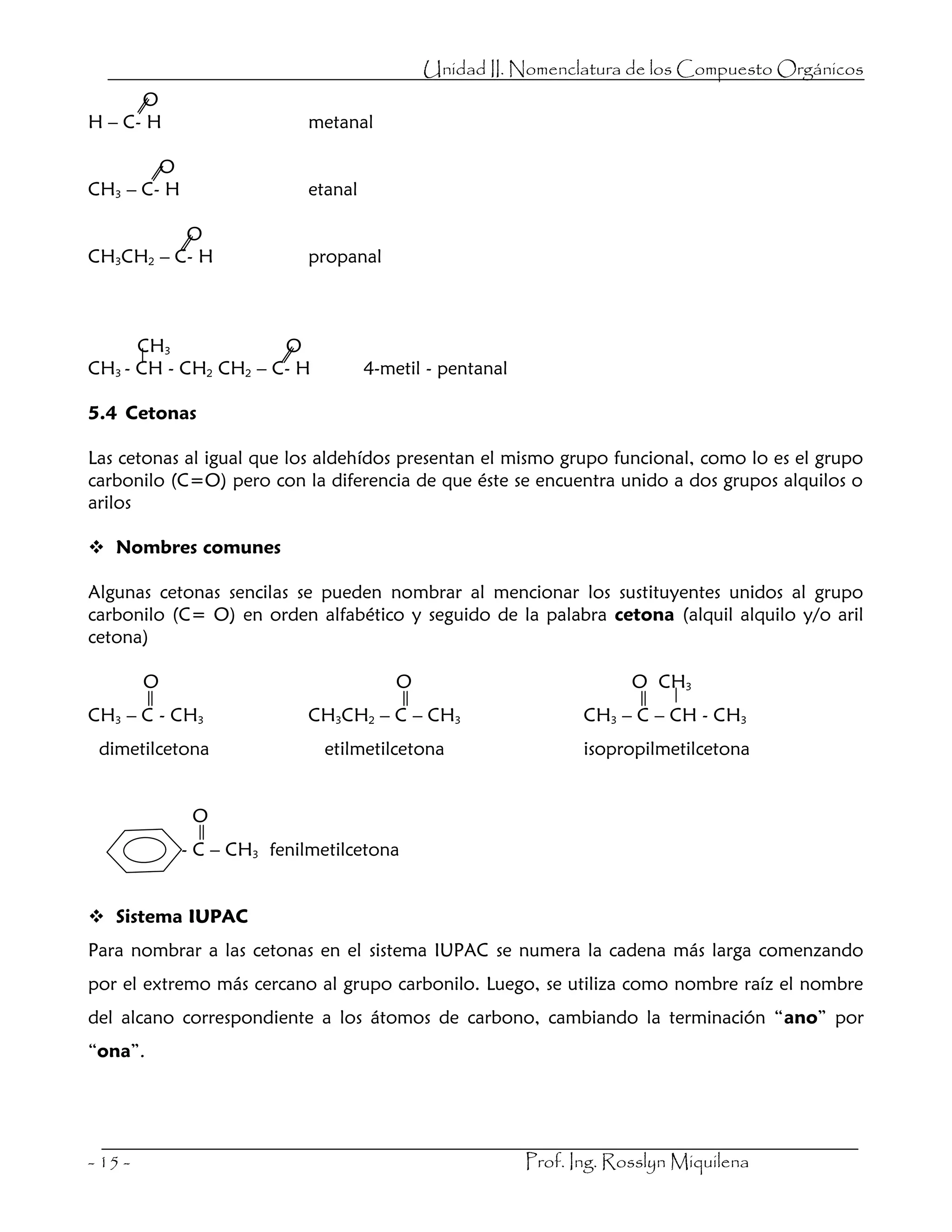Guia de nomenclatura de los compuestos orgánicos | PDF