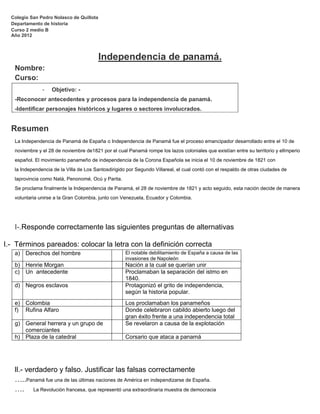 Guia de panamá | DOCX