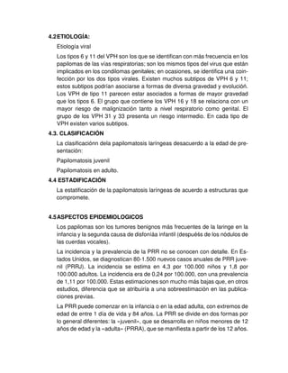GUIA DE PRACTICA CLINICA DE PAPILOMATOSIS LARINGEA | PDF