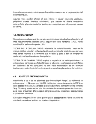 GUIA DE PRACTICA CLINICA DE VERTIGO POSICIONAL PAROXISTICO BENIGNO. | PDF