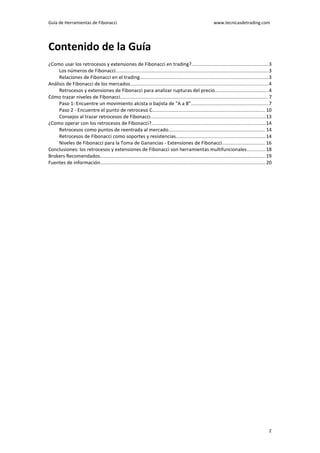 Guia de Retrocesos de Fibonacci | PDF
