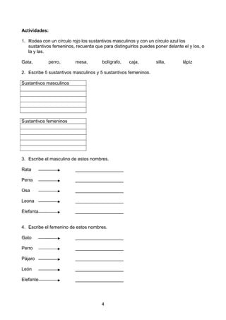 Guia de sustantivos 2 BASICO | DOC