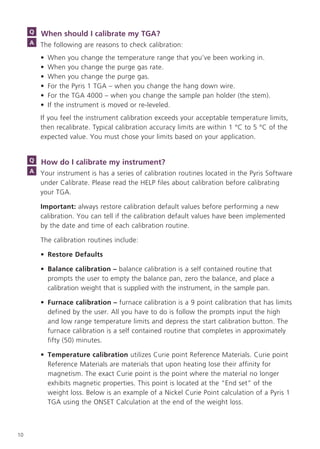 Guia de TGA (análisis termogravimétrico) | PDF