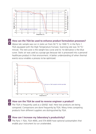 Guia de TGA (análisis termogravimétrico) | PDF