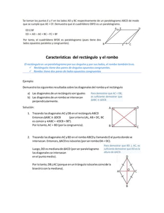 EJERCICIOS PARALOLOGRAMOS | DOCX