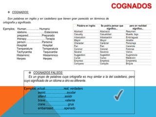 Guía Didáctica Diccionario Cognados y Polisemia | PDF