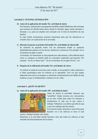 Guia didáctica.la familia | PDF