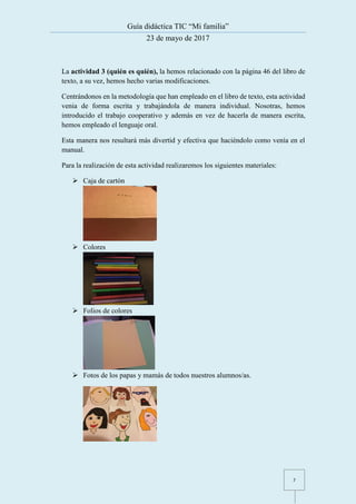 Guia didáctica.la familia | PDF