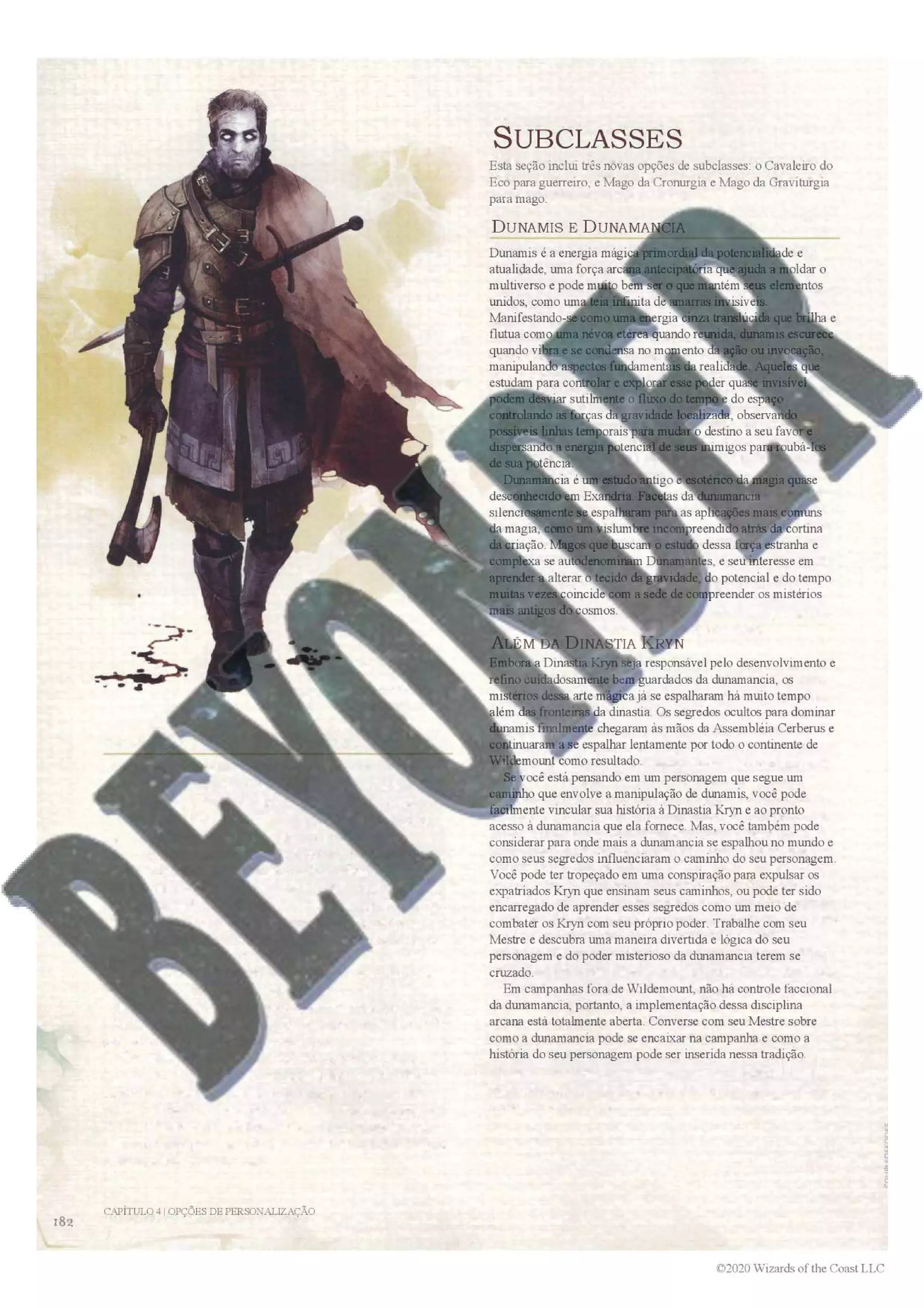 Guia do Explorador para Wildemount (Dungeons & Dragons 5E) - Subclasses ...