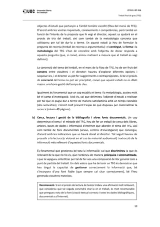 Guia elaboració treballs_acadèmics_i_tfg | PDF