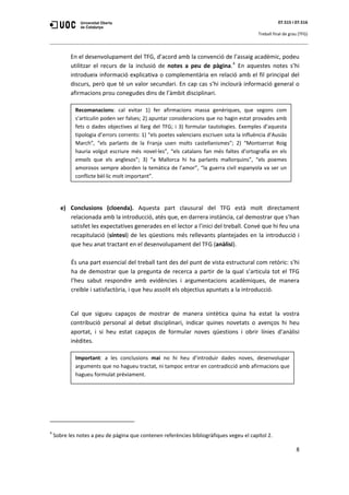 Guia elaboració treballs_acadèmics_i_tfg | PDF