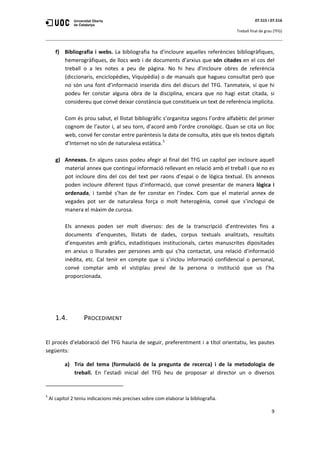 Guia elaboració treballs_acadèmics_i_tfg | PDF