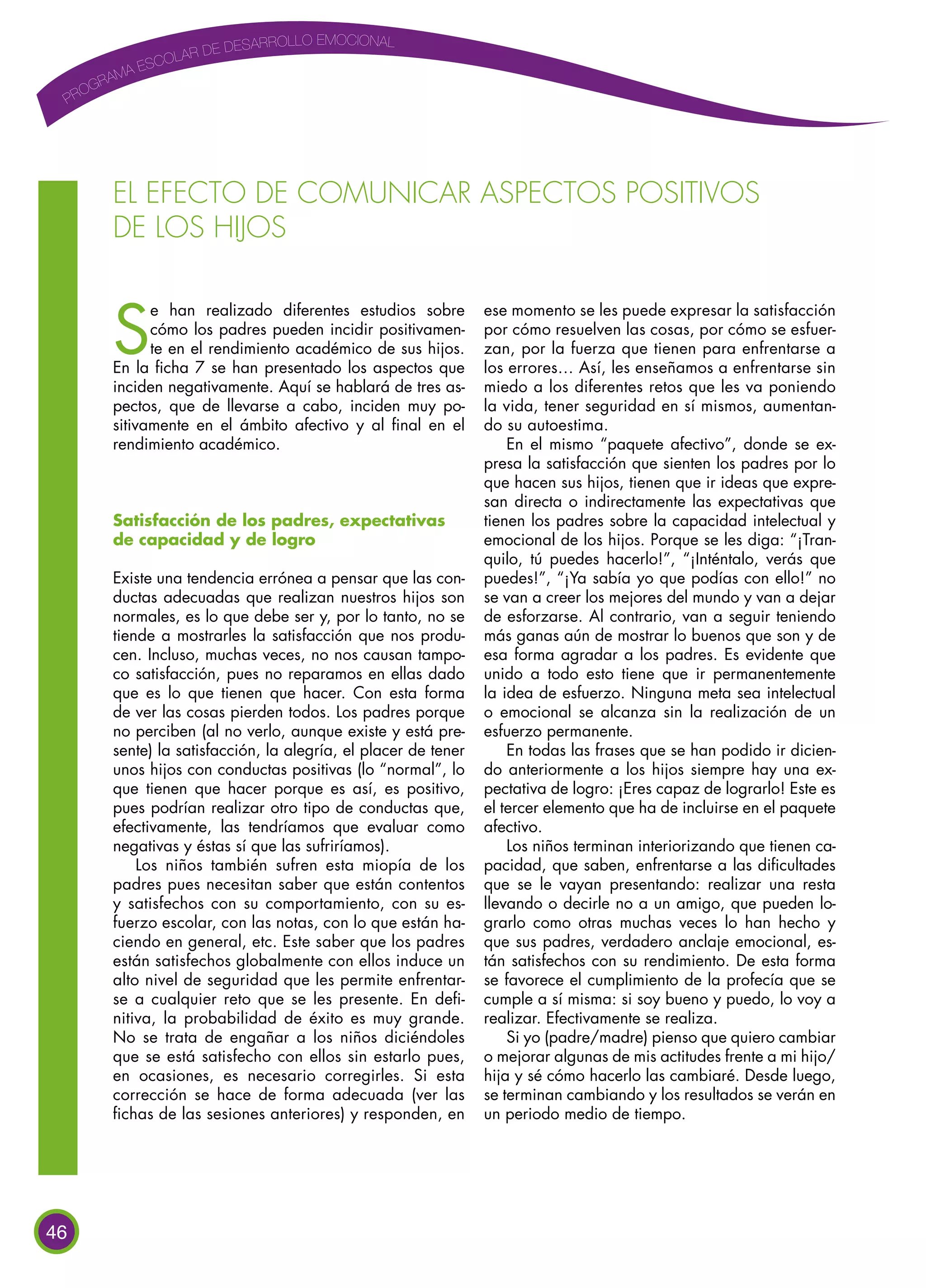 Guia emocional infantil. manual para padres | PDF