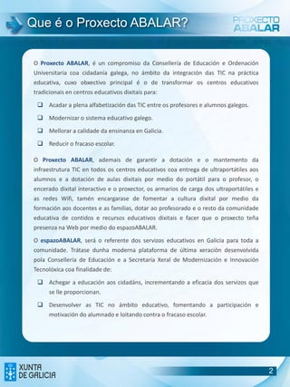 Guia para as familias do Espazo Abalar. Presentación | PDF