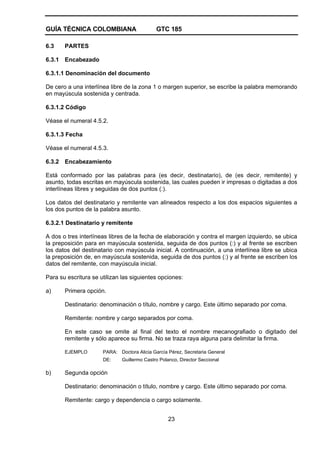 Guía GTC 185 | PDF