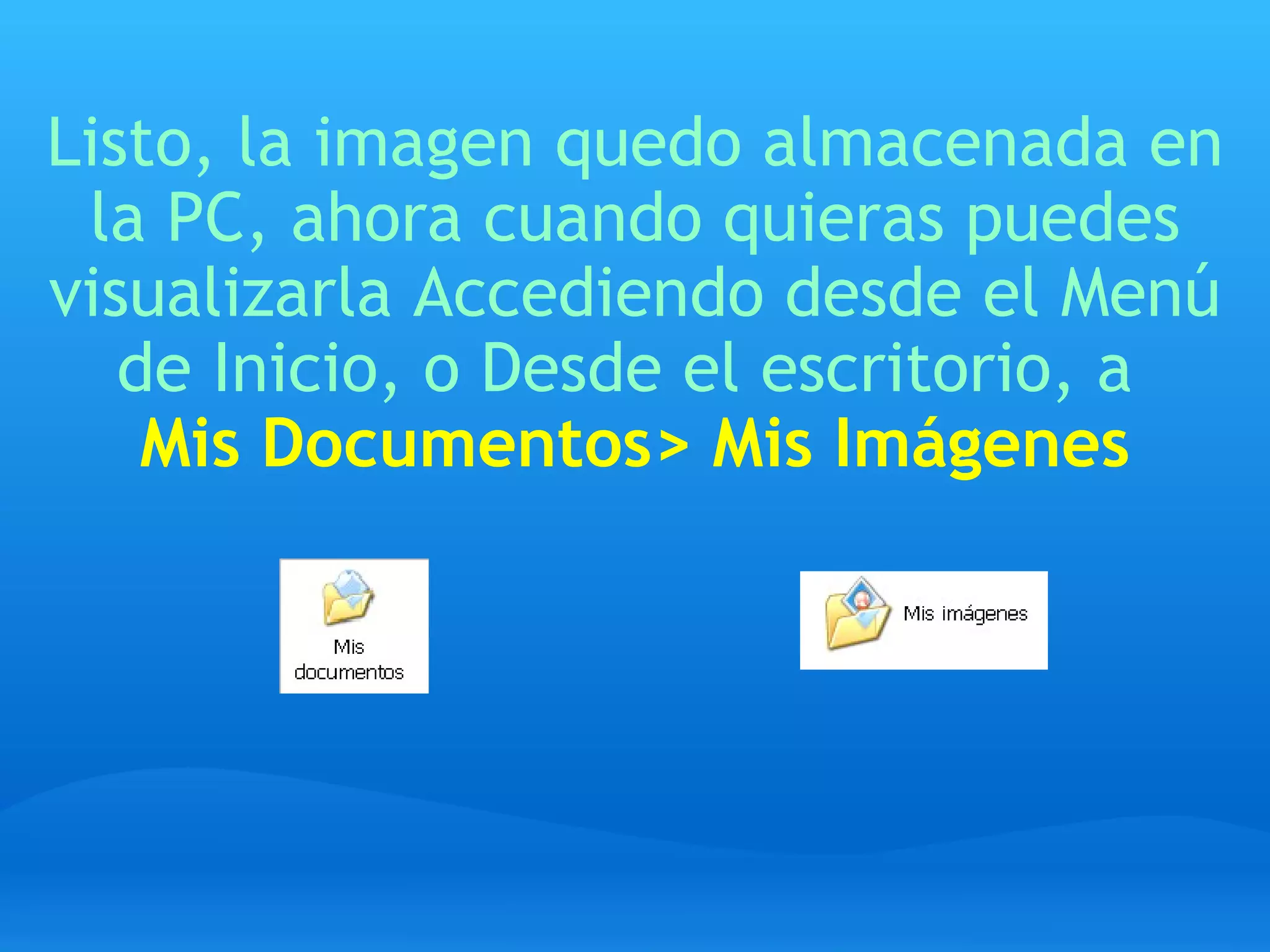 GUIA PARA GUARDAR UNA IMAGEN EN LA PC | PPT | Computing | Technology ...