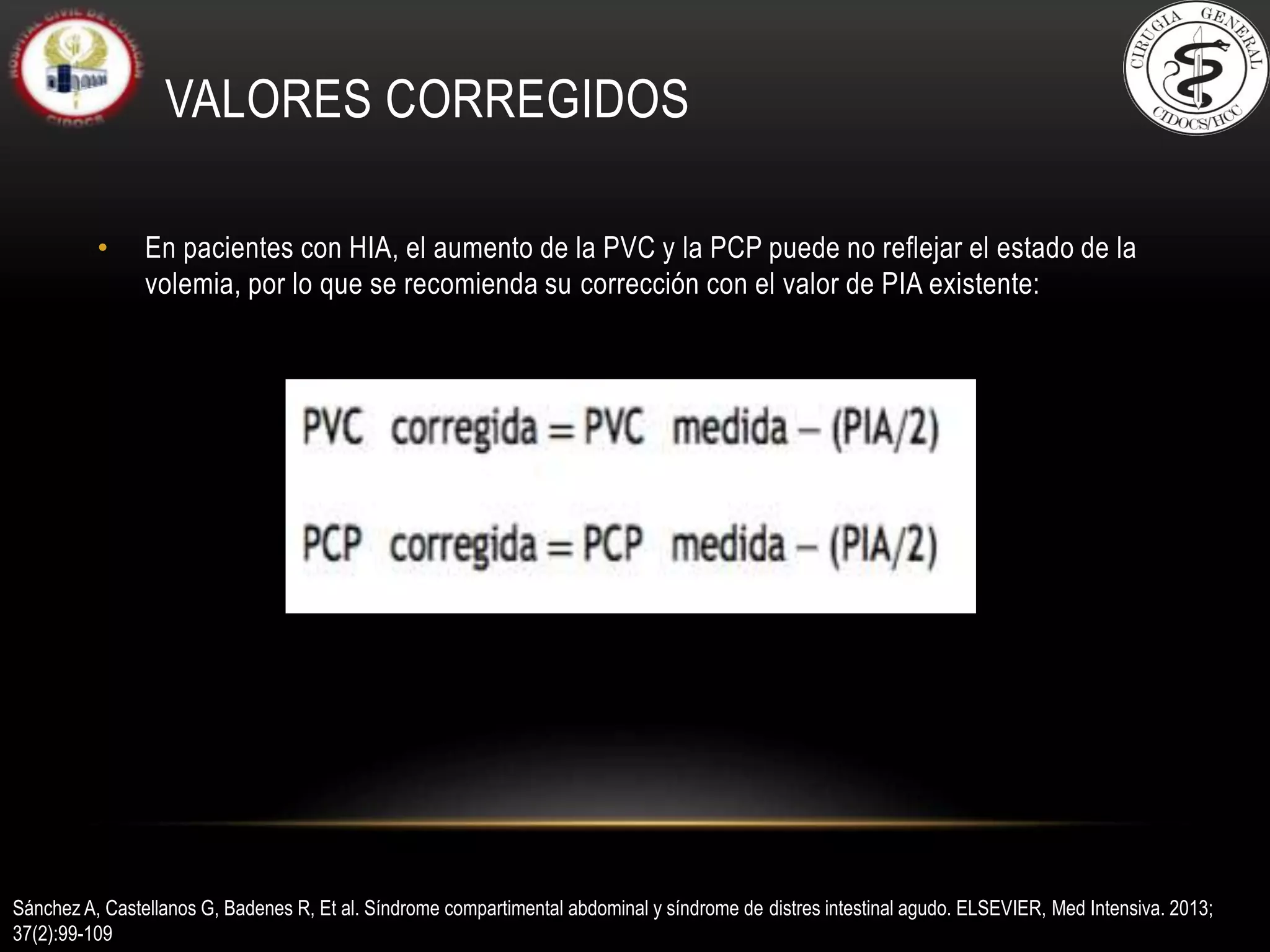 Guia de hipertension intraabdominal y el sindrome compartimentale ...