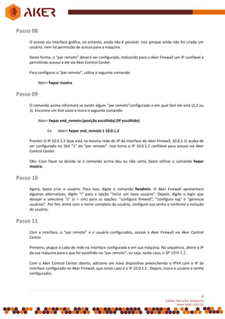 Guia de Implementação do Aker Firewall | PDF