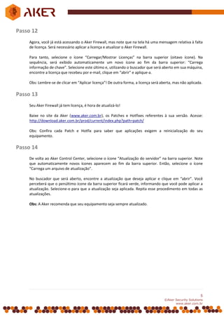 Guia de Implementação do Aker Firewall | PDF