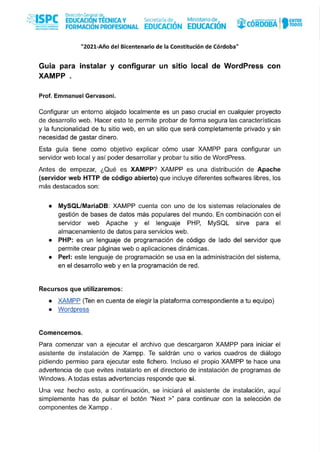 Guia completa de instalacion XAMPP - ISPC.pdf
