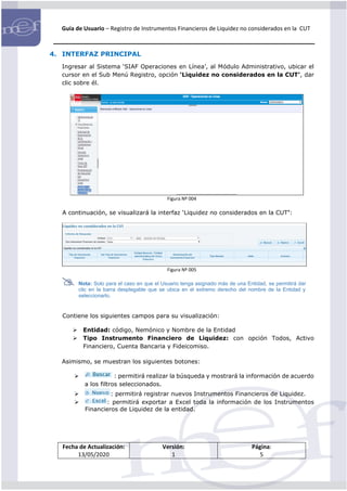 Guia instrumento financiero cut | PDF