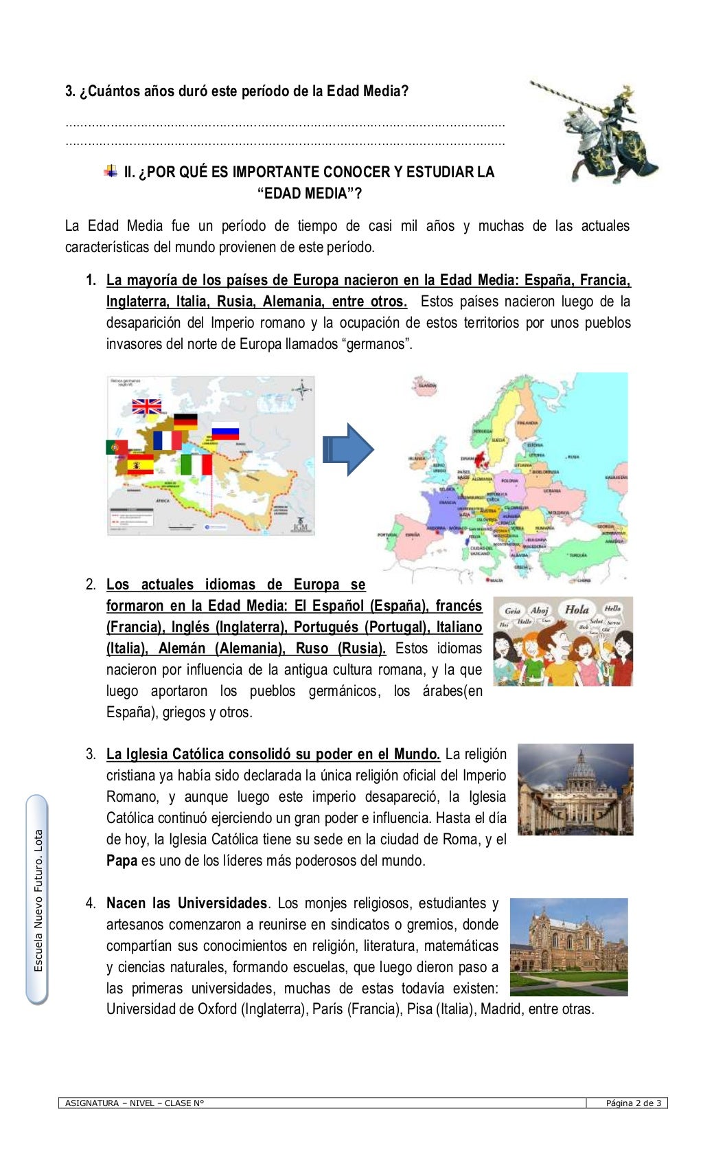 GUIA: LA EDAD MEDIA (INTRODUCCIÓN)