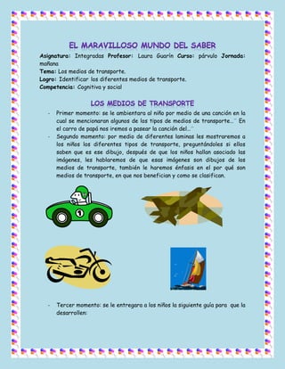 Medios de Transporte | PDF