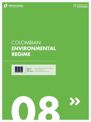 GUIA_LEGAL_CHAPTER-8_COLOMBIAN ENVIROMENTAL REGIME.pdf | Environment ...