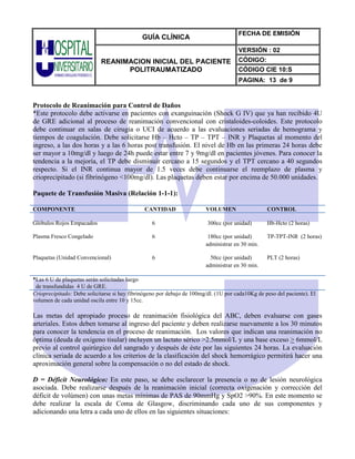 Guia manejo del politraumatizado urgencias HUN | PDF
