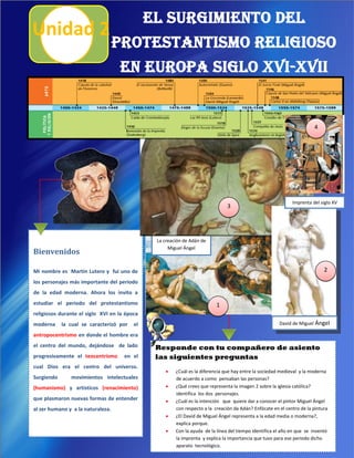 Guia nº 1didactica la reforma protestante lista 30 de junio si | PDF
