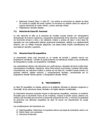 GUIA DE ATENCIÓN EN MALOCLUSIONES CLASE III | DOCX