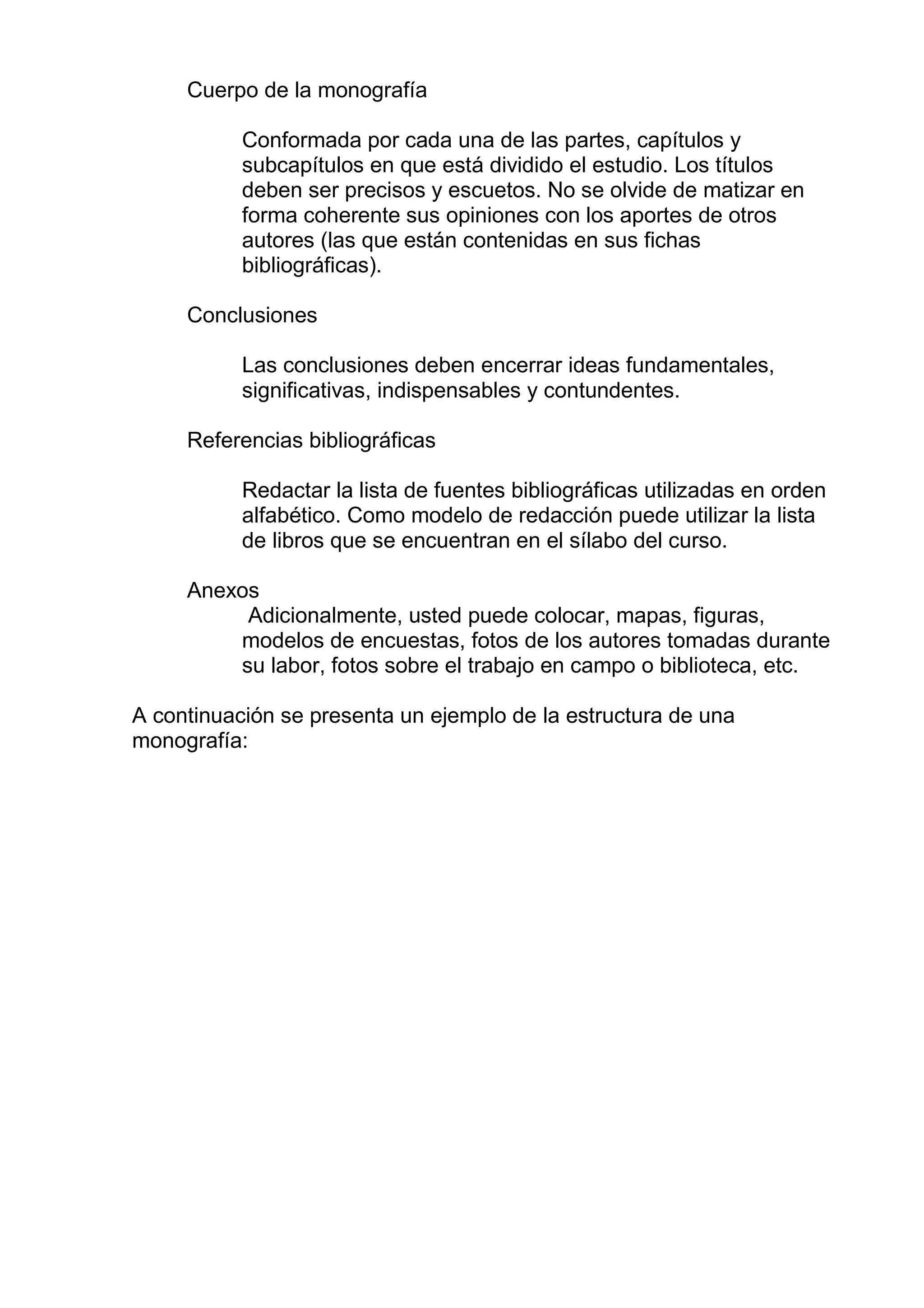 Guia para elaborar monografía | PDF