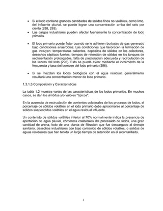 Guia para el manejo, tratamiento y disposición de lodos residuales en ...