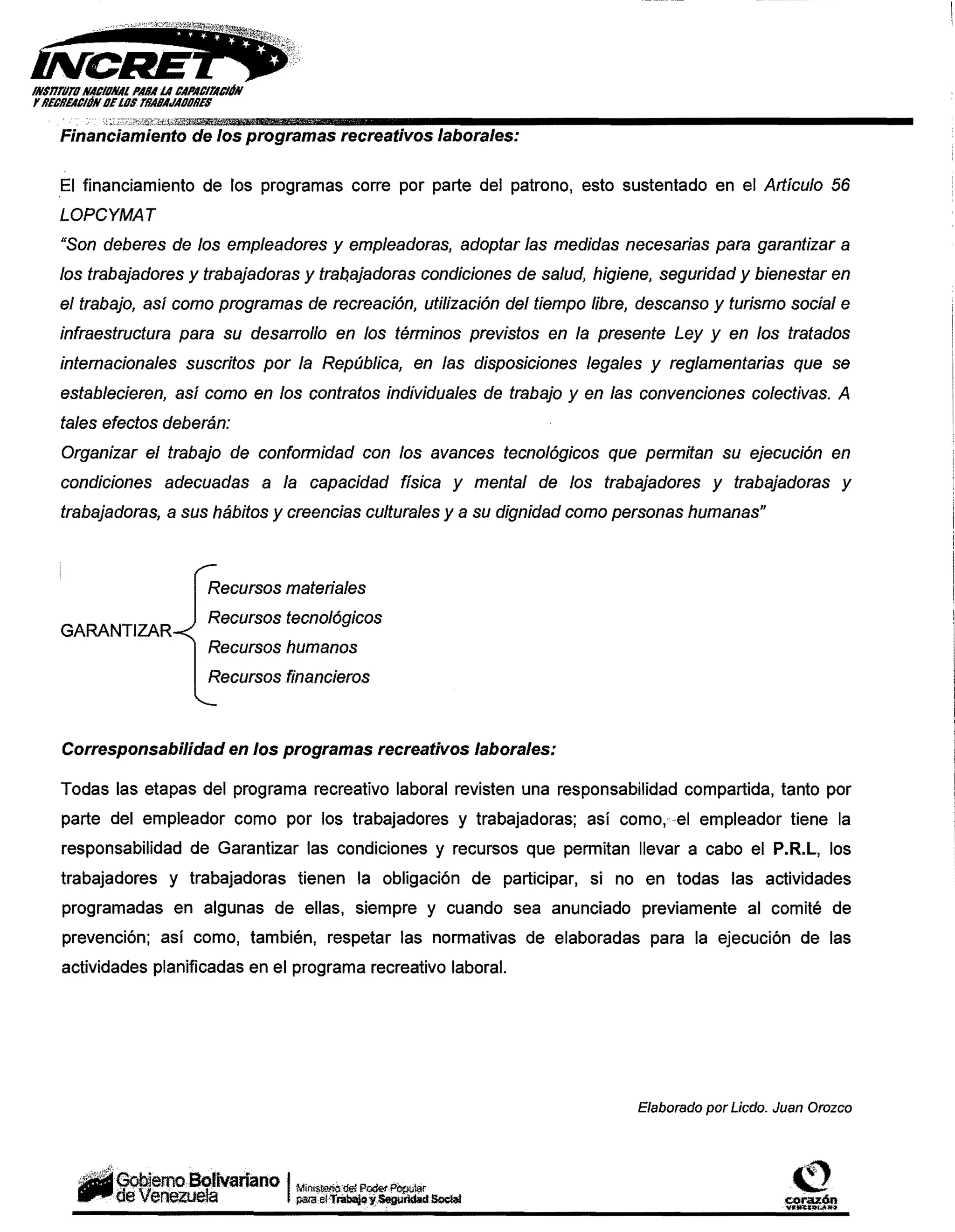 Guia+para la realizacion+de+programas de recreaciòn y tiempo libre | PDF