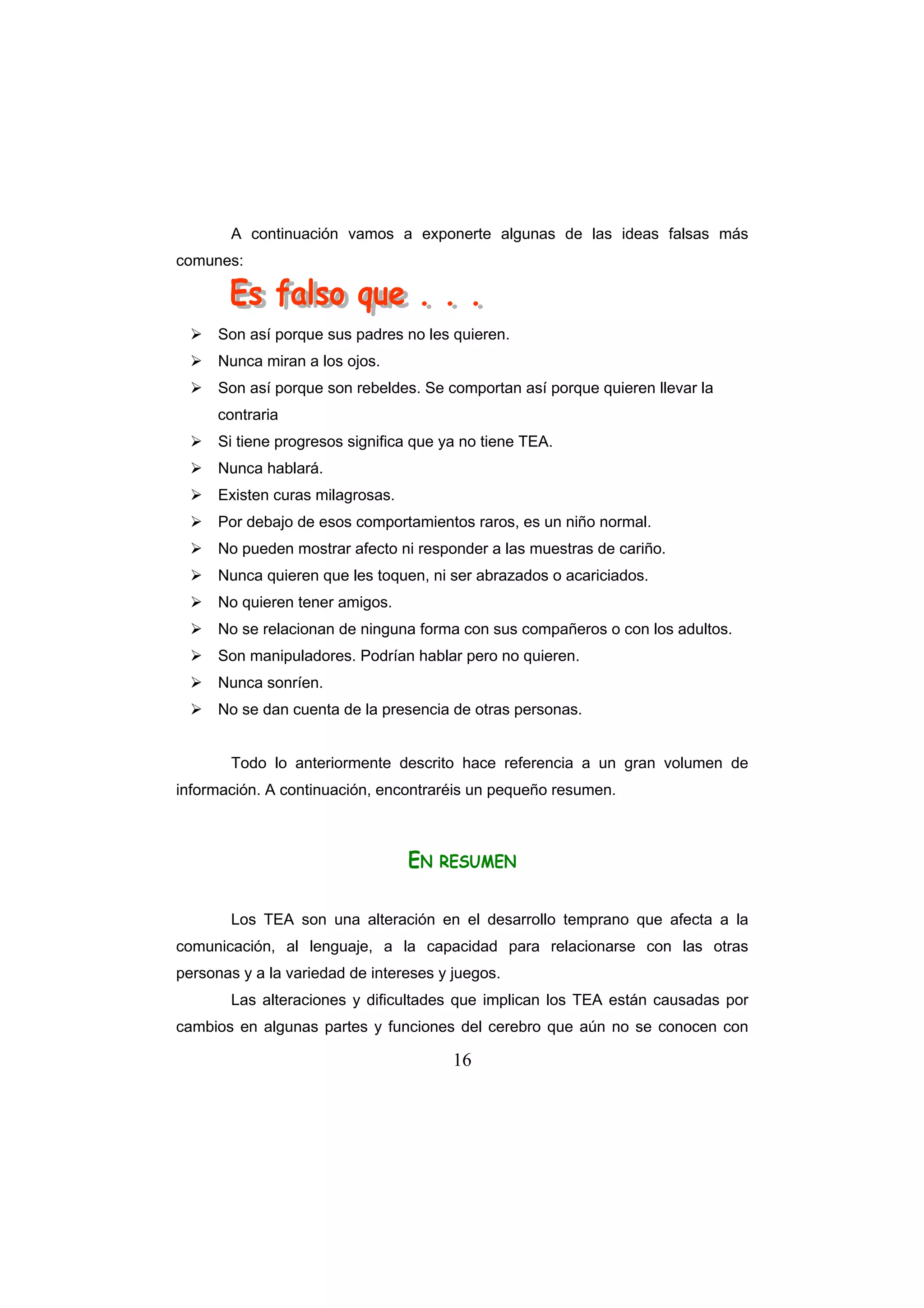 Guia para padres y madres tea | PDF