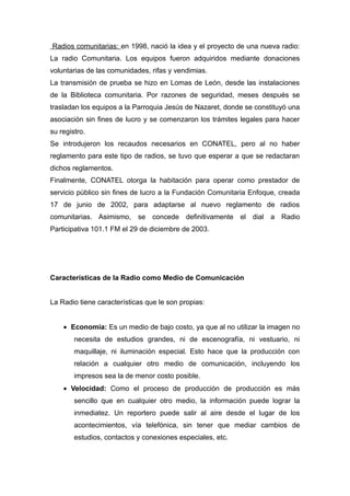 Guia para taller de radio | PDF