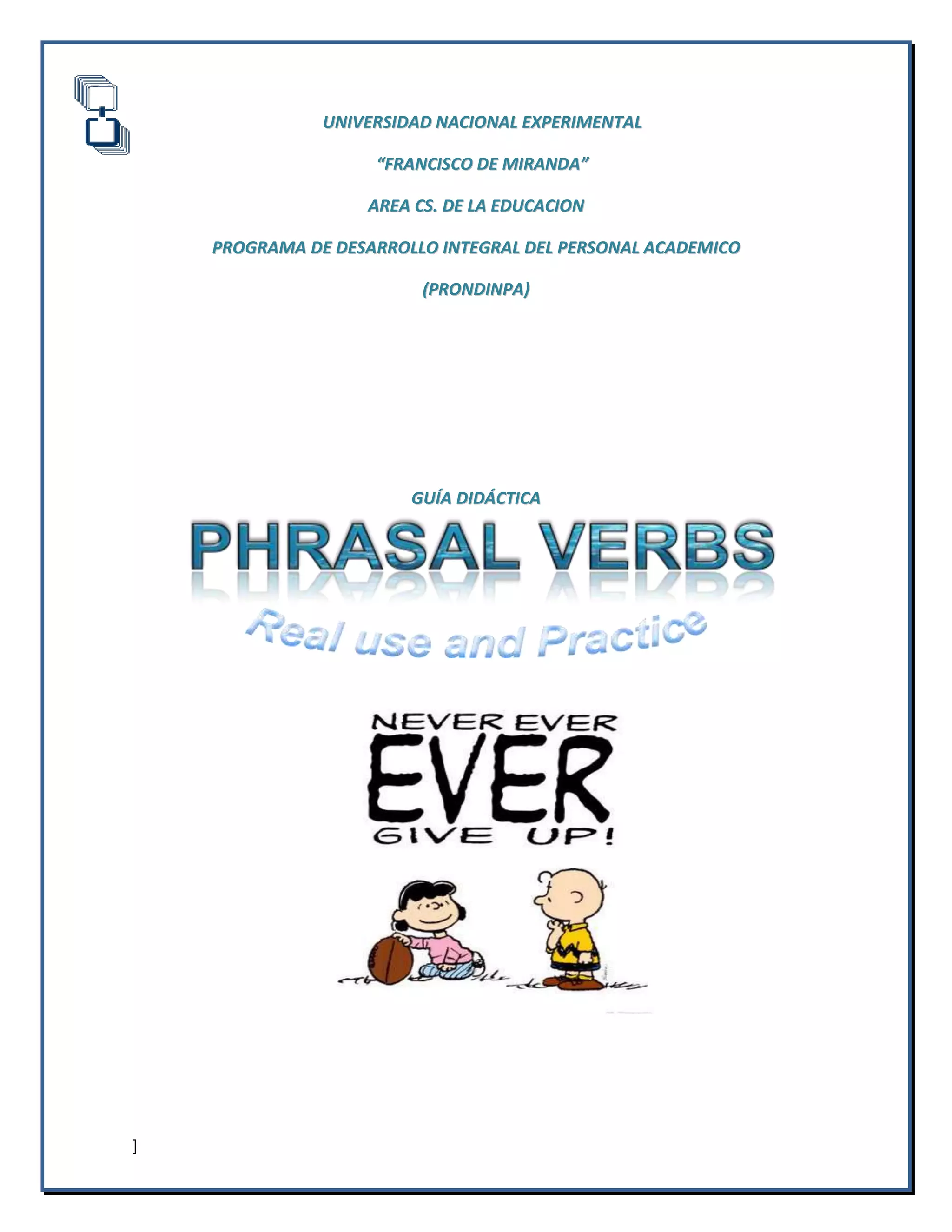 Phrasal Verbs Practice Guide | PDF