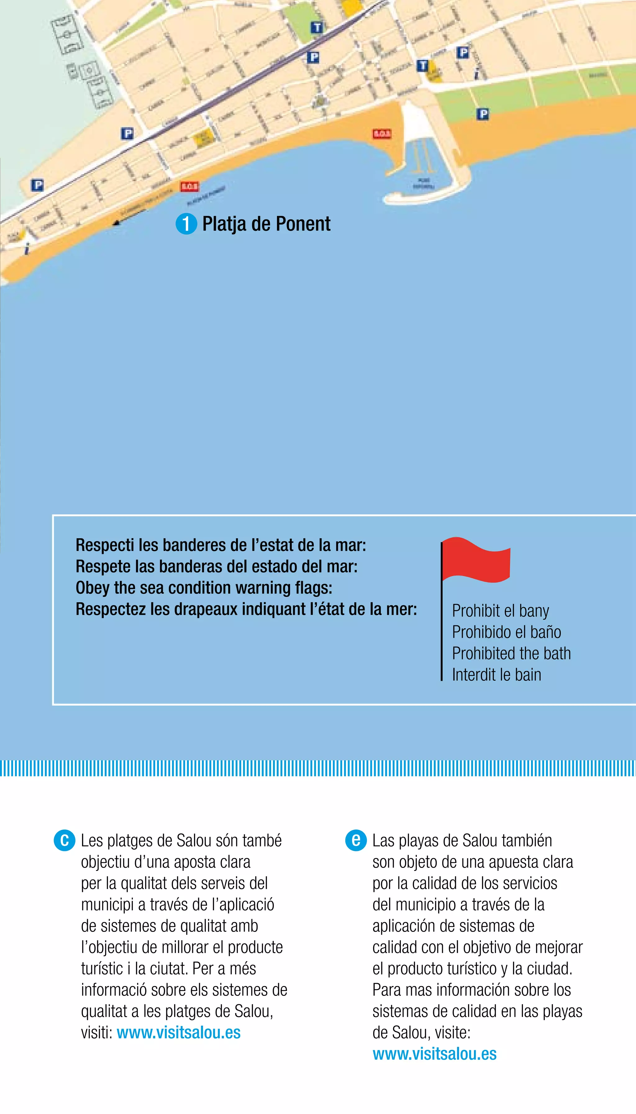 Salou mapa turístico | Exoticviajes.com