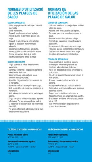 Informació Platges Accessibles Salou | PDF