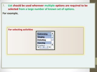 Gui application development guidelines | PPSX