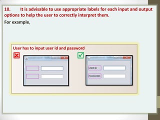 Gui application development guidelines | PPSX