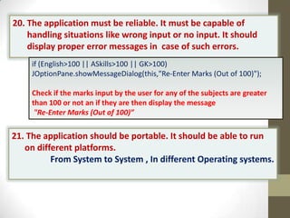 Gui application development guidelines | PPSX