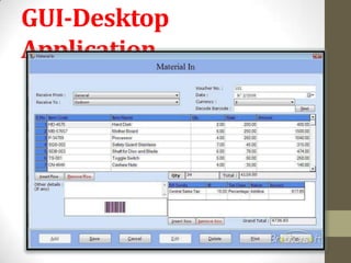 Gui application development guidelines | PPSX