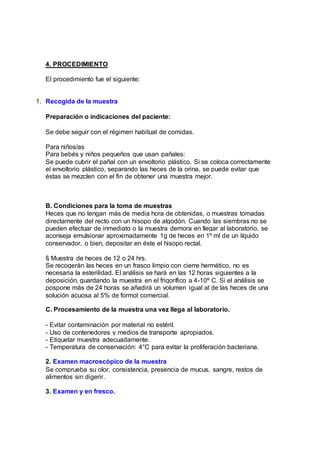 Guia practica de cultivo de heces | DOCX