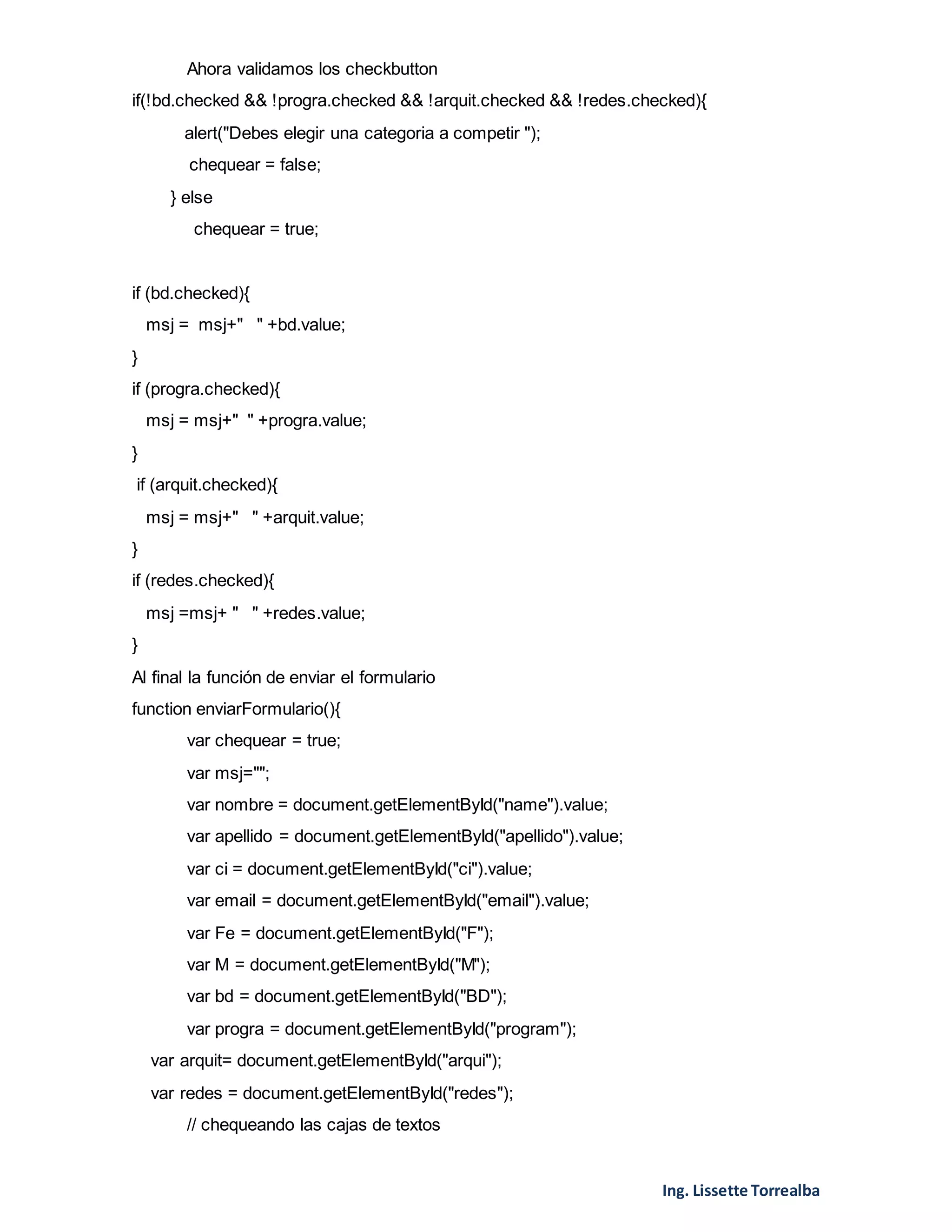 Guía Practica de JavaScript | DOCX