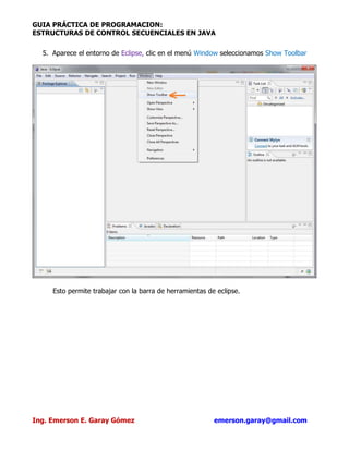 Guia practica secuenciales eclipse java 01 | PDF